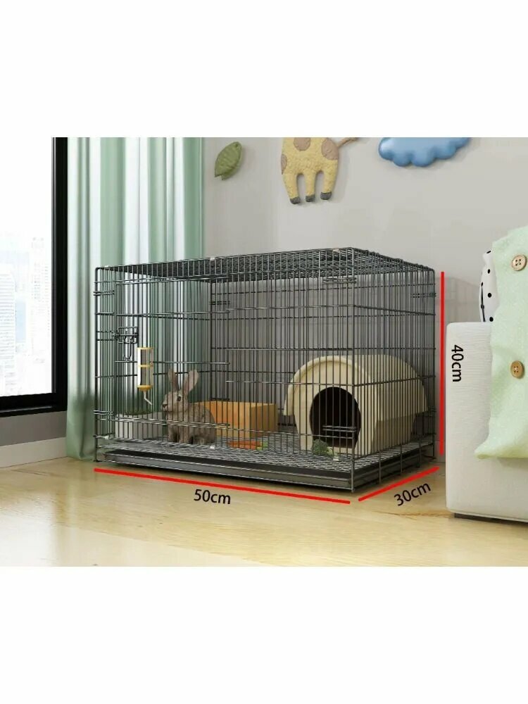 Крытая разборная клетка для кроликов 50-80dan