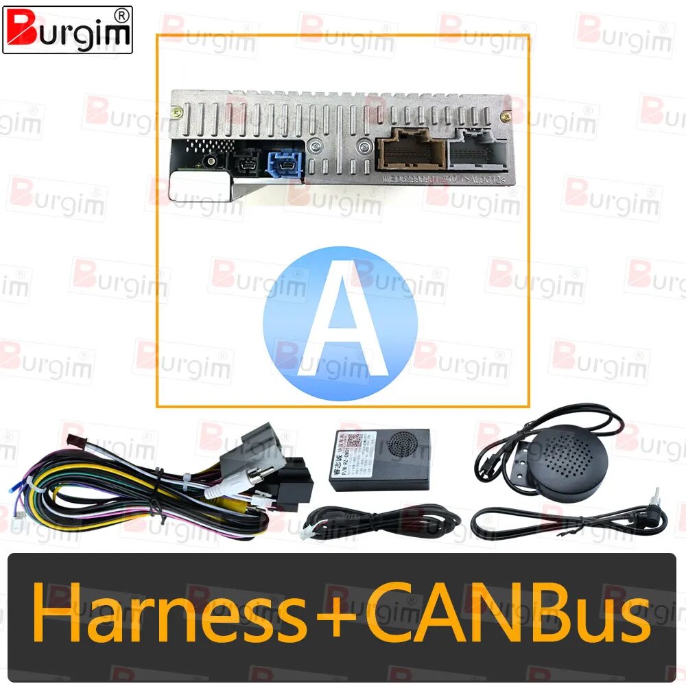 Рамка автомобильного радио Burgim Android для Opel Astra K Buick Verano GS 2015-2021, 9-дюймовая лицевая стереопанель, 16-контактный жгут проводов Canbus only cable canbus-A