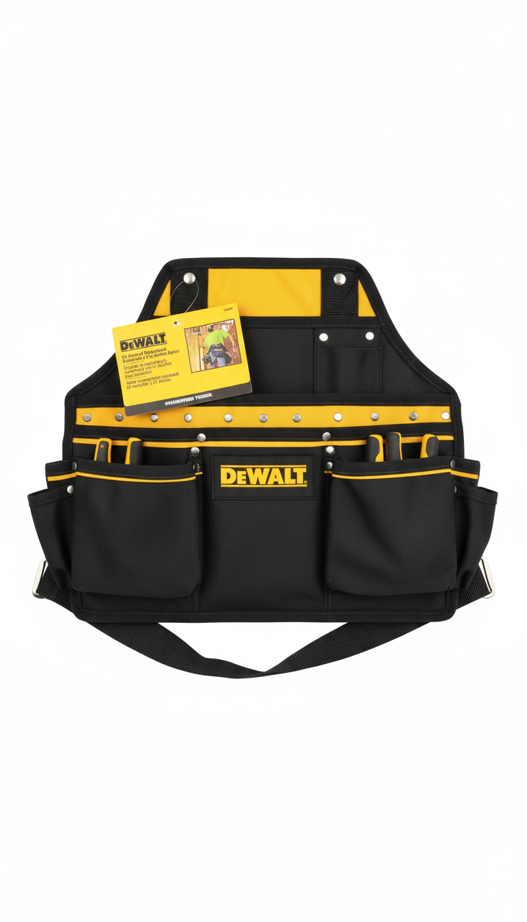 Профессиональный комбинированный столярный фартук DEWALT с 31 карманом (DG5650)