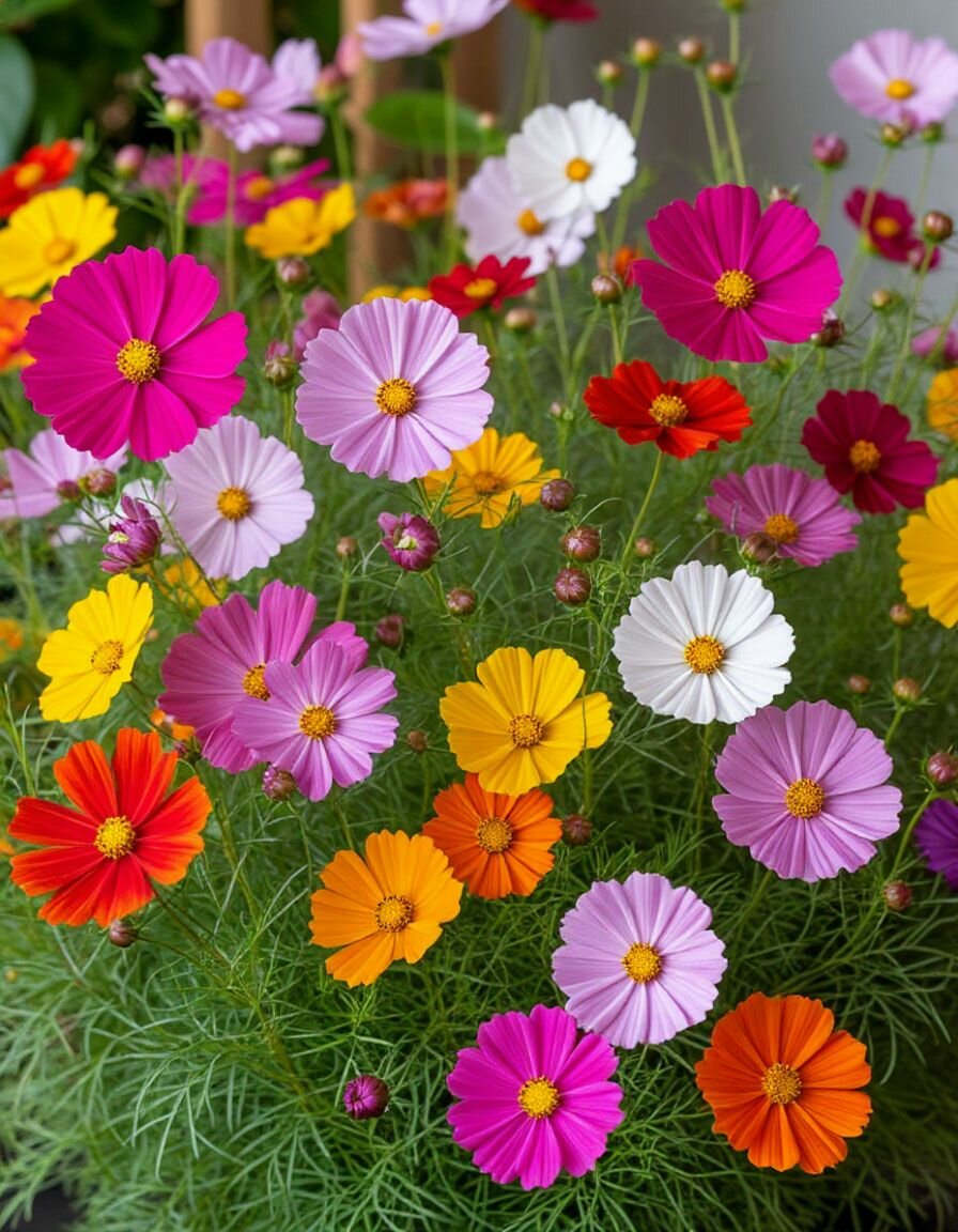 Семена Карликовая космея, декоративные цветы 30 шт + подарок