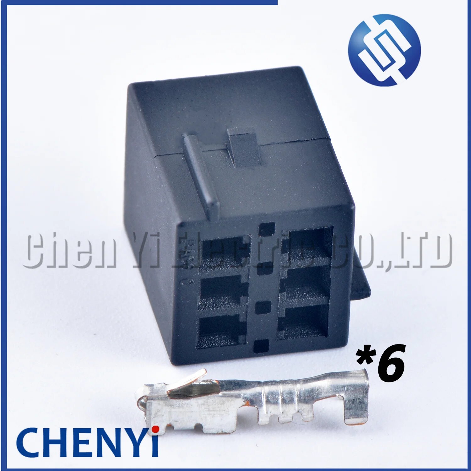6-контактный разъем черный с пином CY-06-1.5-F