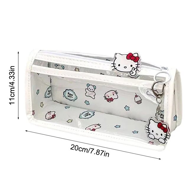 Прозрачный пенал Hello Kitty MINISO