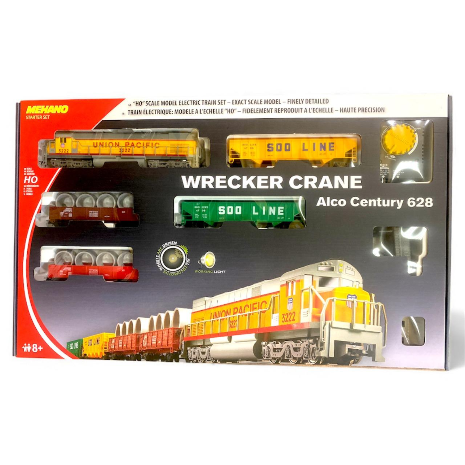 Детская железная дорога Mehano "WRECKER CRANE", масштаб Н0, T741