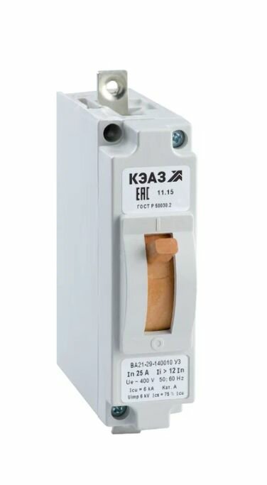 Выключатель автоматический ВА21-29-140010-25А