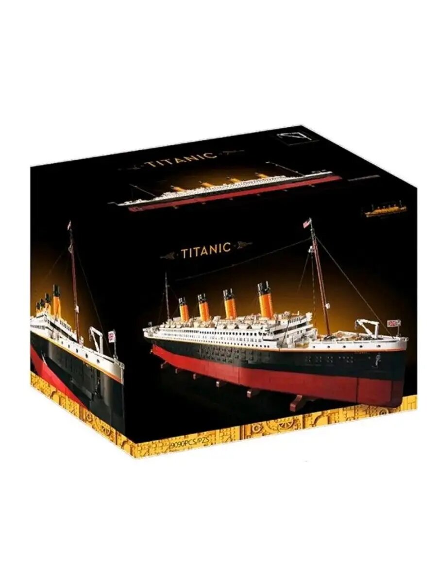 Конструктор для взрослых Креатор Creator Круизный Лайнер Titanic Титаник / 9090 деталей