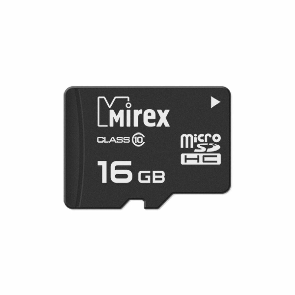 Карта памяти Mirex microSDHC 16Gb (class 10) (13612-MC10SD16) (1835809), 10шт.