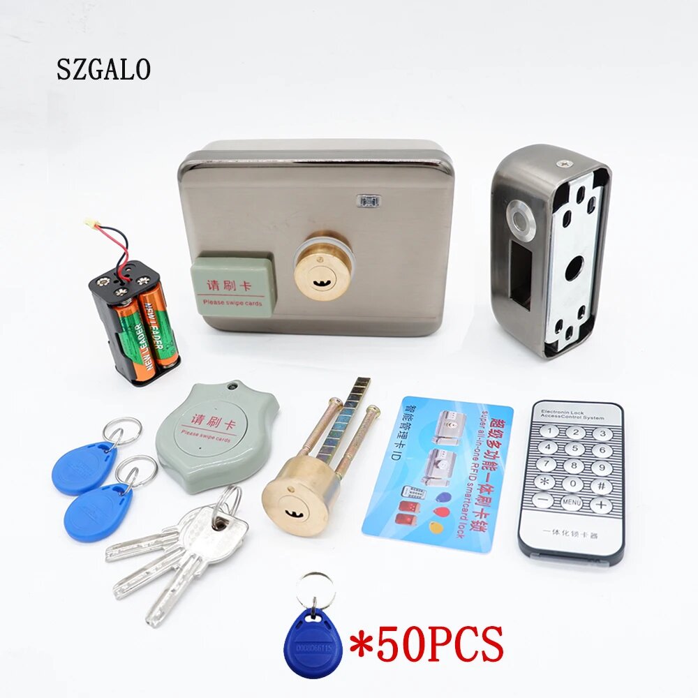 Беспроводной электронный замок SZGALO Battery Rim Lock D ID 50 Tags