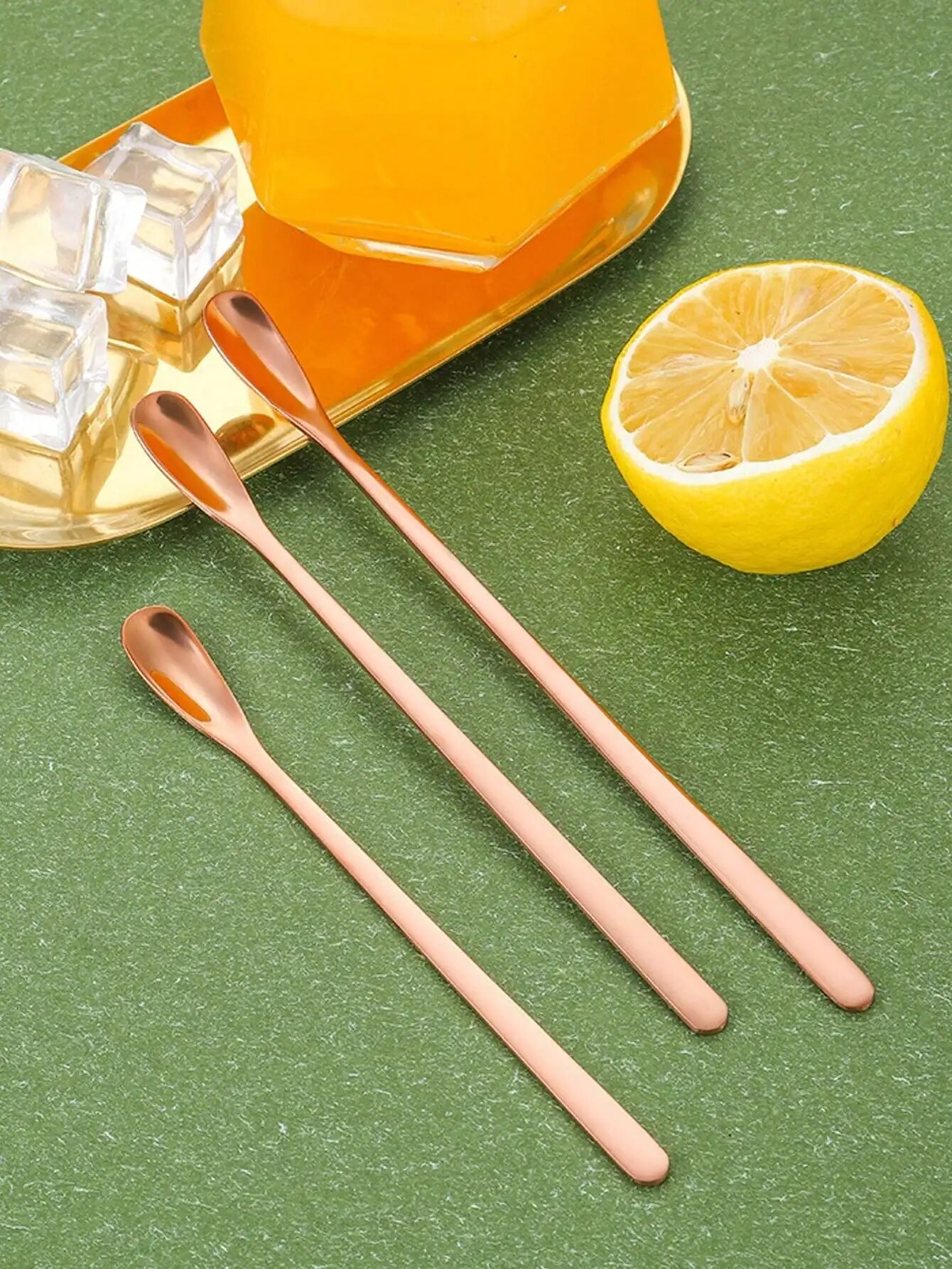 Ложка для напитков rose gold