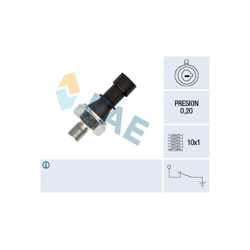 Датчик давления масла для автомобиля, FAE 12438 (1 шт.)