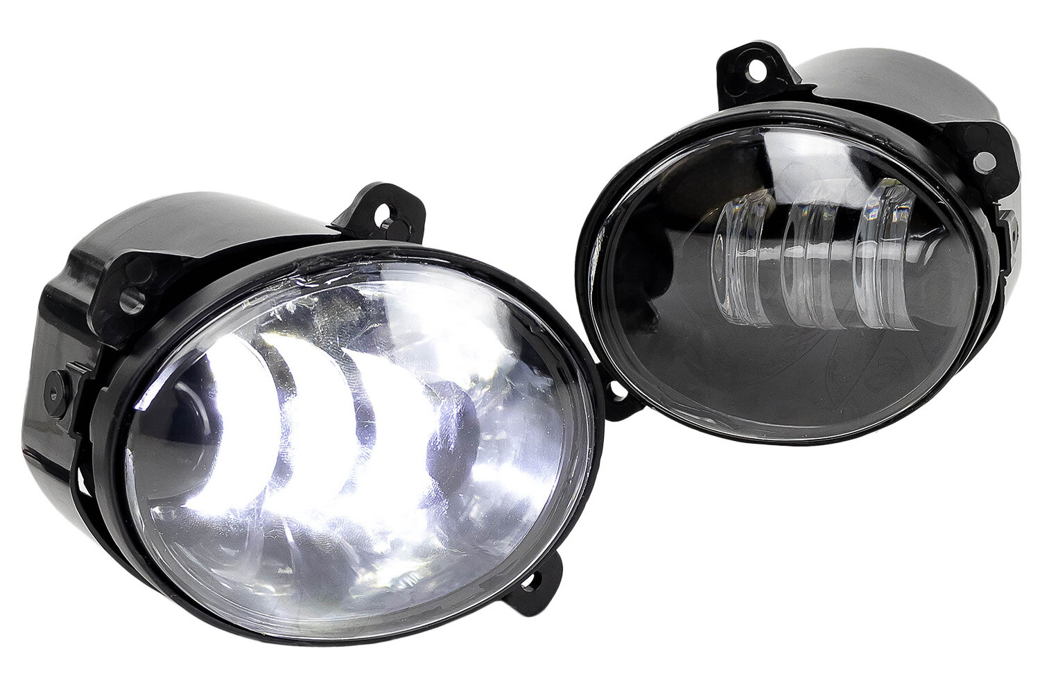 ПТФ светодиодные Эконом 20W, 1700lux на Лада Калина, Калина 2, Гранта, Ларгус, УАЗ Патриот, Datsun до 2019 г. в.