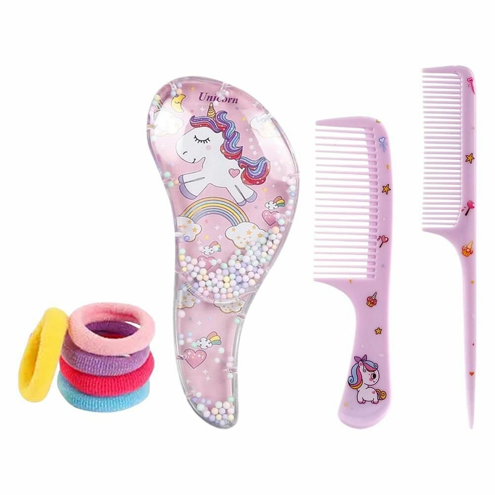 Детский набор расчесок, Подходит для девочек