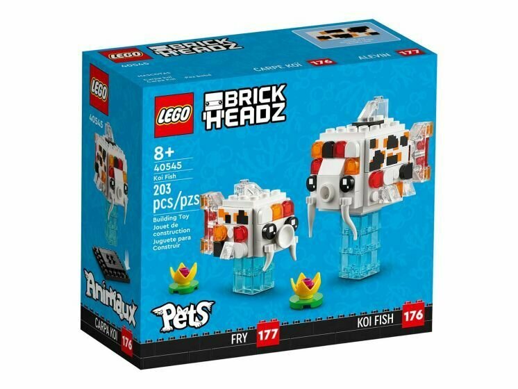 Конструктор LEGO BrickHeadz 40545 Сувенирный набор Рыба кои