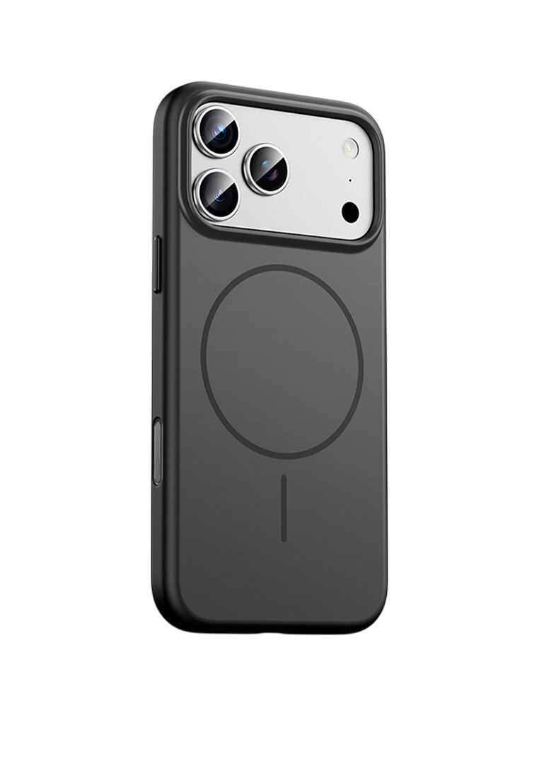 Чехол iPhone 17 Pro KEEPHONE Sumee MagSafe Прочная конструкция с задней панелью из ПК, кромкой из ТПУ - Черный