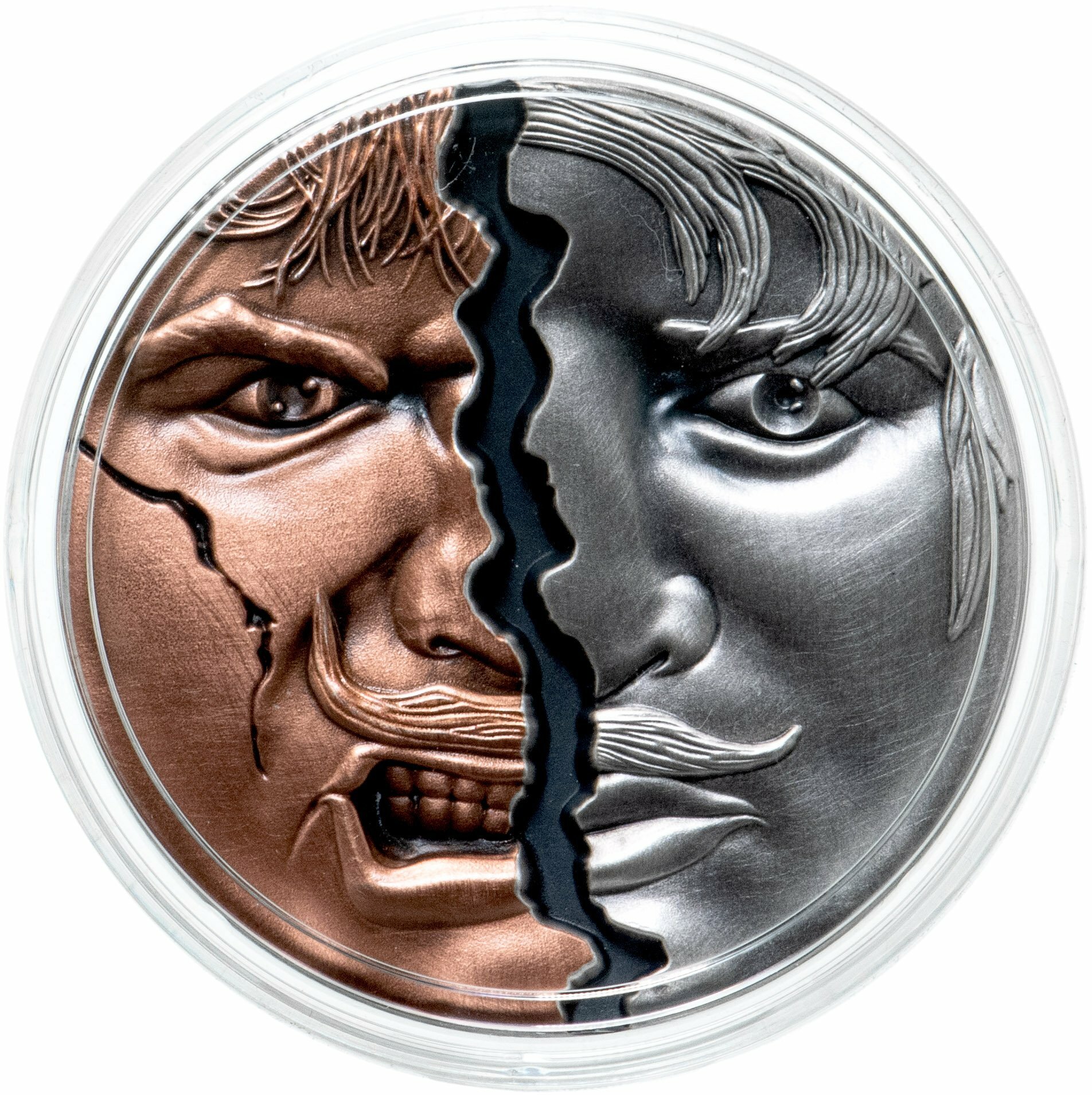 Камерун 2000 франков 2022 "Альтер Эго" в футляре с сертификатом, Серебро 999, в сохранности UNC