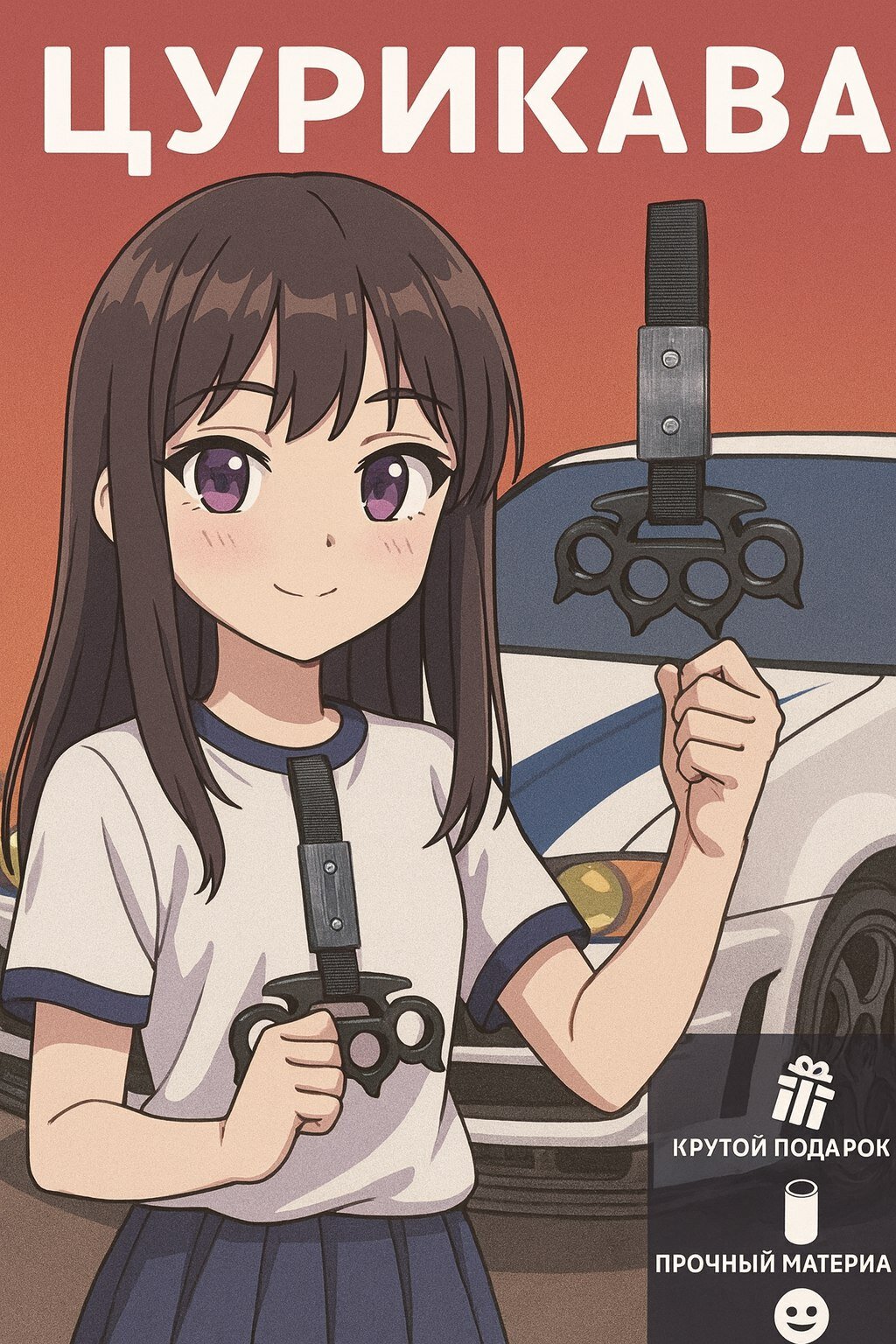 Цурикава "Кастет с шипами" черный