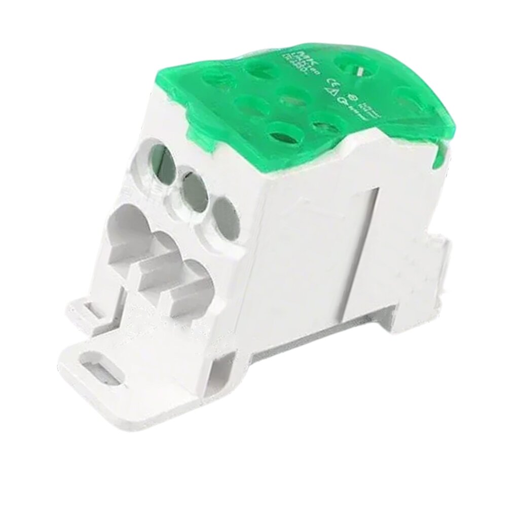 Бытовое параллельное устройство, один вход и шесть выходов, клеммная колодка 160A-зеленый