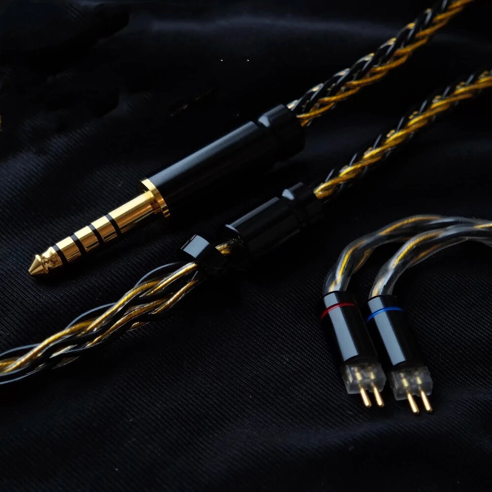 Кабель для наушников Simgot Silver Plated OCC 2Pin 0.78 мм 1.2m-3.5mm with MIC