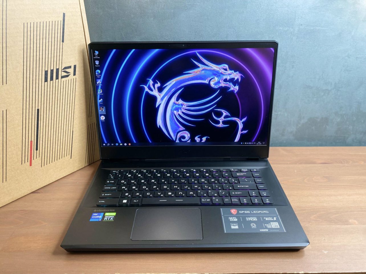 Игровой ноутбук MSI GP66, 15,6"IPS 144Hz, i7-11800H, RTX3070, 32ГБ, SSD 512ГБ