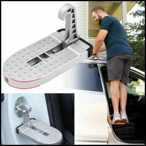 Универсальная подножка-ступенька для доступа к багажнику на крышу автомобиля, автобоксу, рейлингам