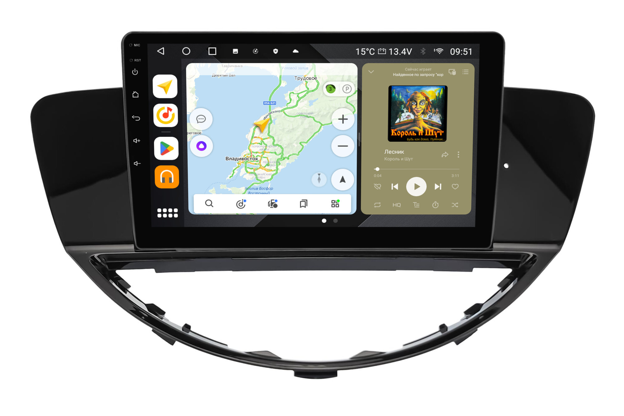 Магнитола Subaru Tribeca 2004 - 2014 BSJ / 9 дюймов, 4/64GB, 8 ядер, DSP, 4G, Android 10 / Wide Media