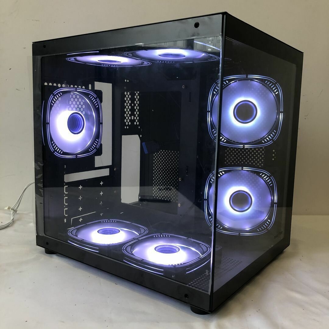 Корпус для компьютера MINI Host MATX, настольный, для сборки DIY, игровой, с прозрачной боковой панелью, корпус для киберспорта с водяным охлаждением