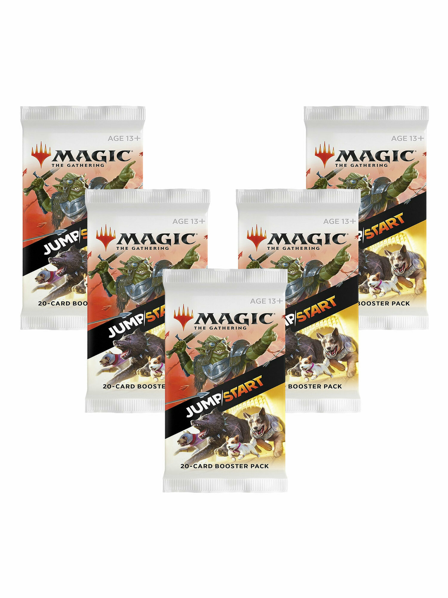Magic The Gathering: 5 бустеров MTG издания Jumpstart на английском