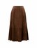 Юбка VINCE A-line flared midi skirt, размер 8, brown