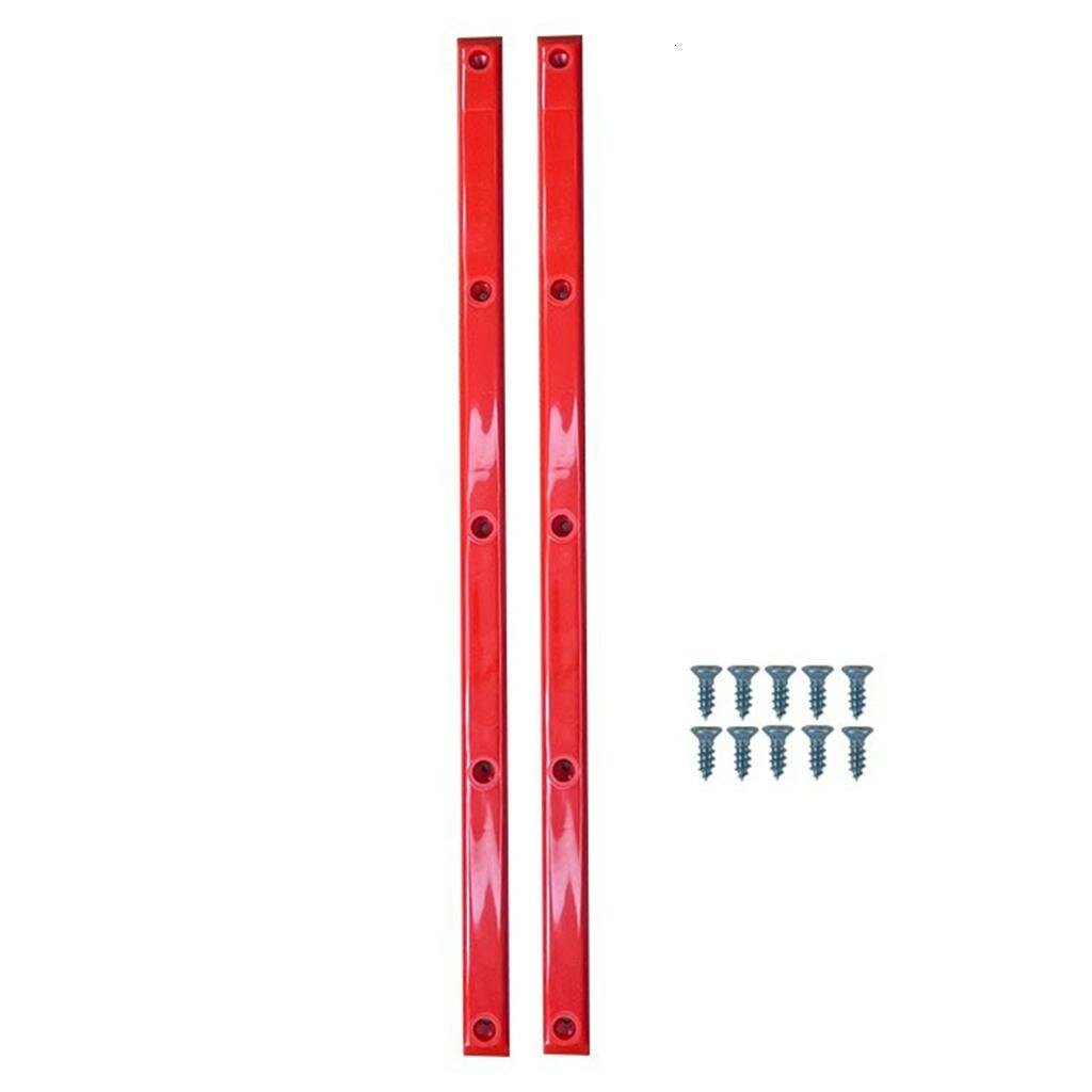 Пластиковые ограждения для скейтборда, красный