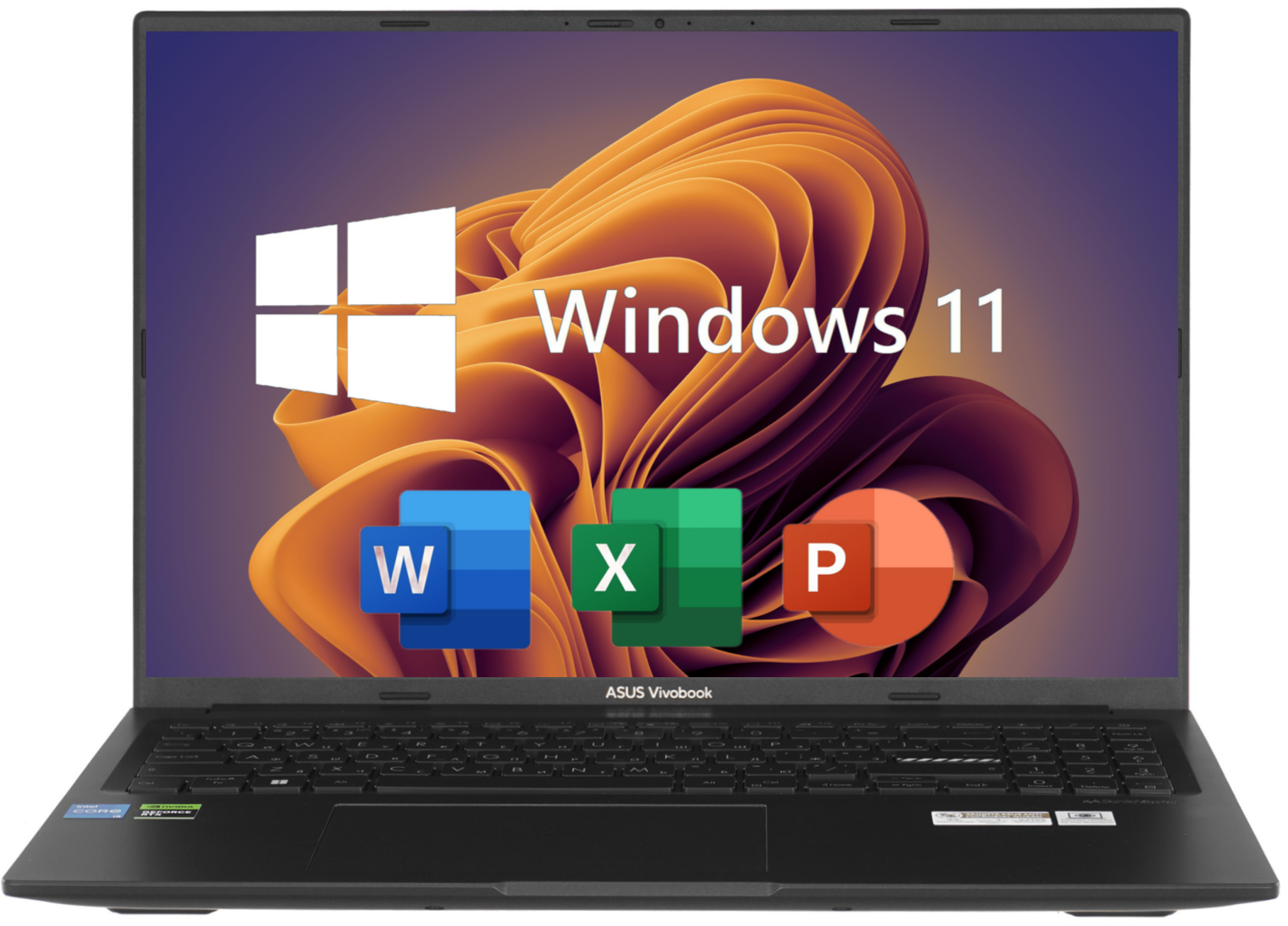 16" Ноутбук Asus VivoBook 16X, 100% sRGB 120Hz, Intel Core i5-12500H (4.5 ГГц), RAM 16 ГБ, SSD 512 ГБ, NVIDIA GeForce RTX 3050, Windows 11 Pro + Office 2021 Pro Plus, Русская раскладка