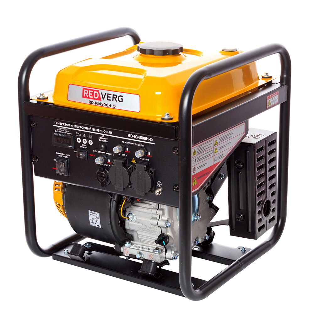 Генератор бензиновый инверторный открытого типа REDVERG RD-IG4500H-O