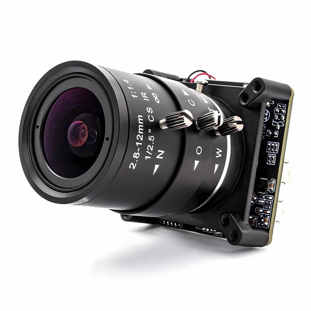 Модуль IP-камеры RTSP/RTMP 5 Мп, 2592*1944, 25 кадров/с, CMOS-матрица IMX335, с вариофокальным объективом CS, с SDK, поддержка Onvif, потоковая передача видео на YouTube