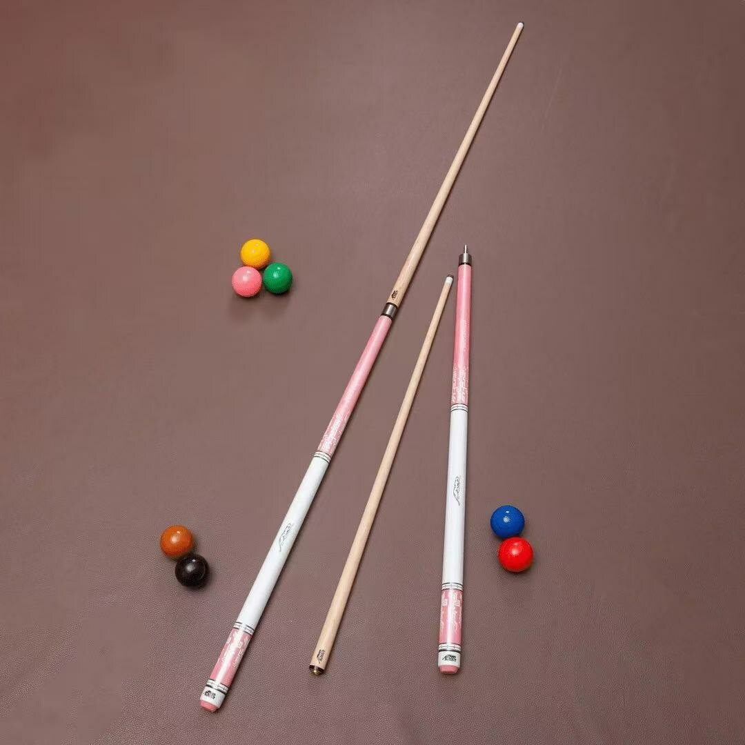 Высококачественный розовый кий Jaguar для снукера, специальный черный, восьмикратный, китайско-американский стиль, большой и маленький концы