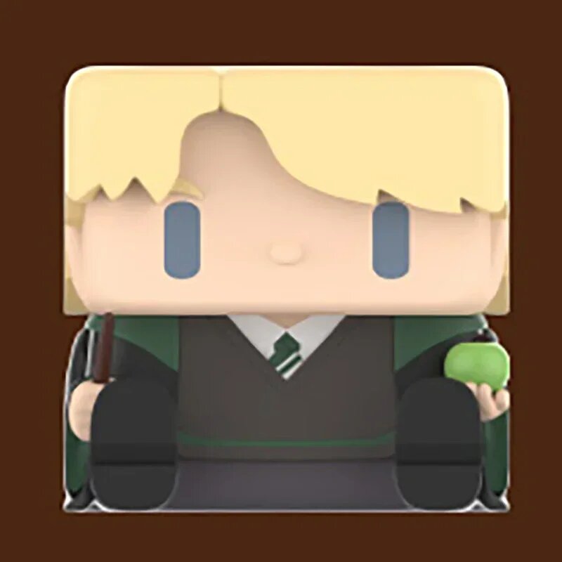 POP MART Harry Potter POP CUBE-2 Series Blind Box Темно-зеленый, Draco Malfoy
