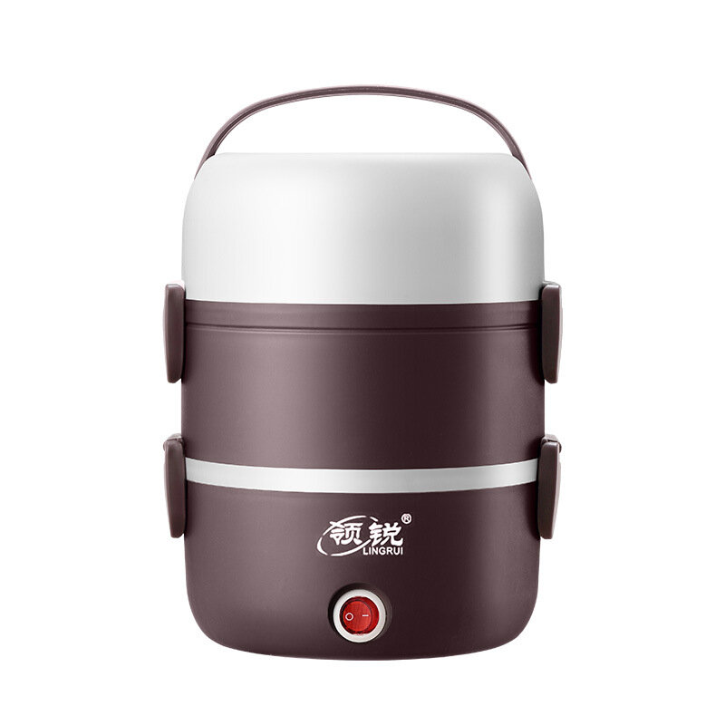 Электрическая обеденная коробка с самонагревом, подключаемая к розетке, паровая обеденная коробка, бенто-бокс, артефакт для горячих блюд, электрическая плитка