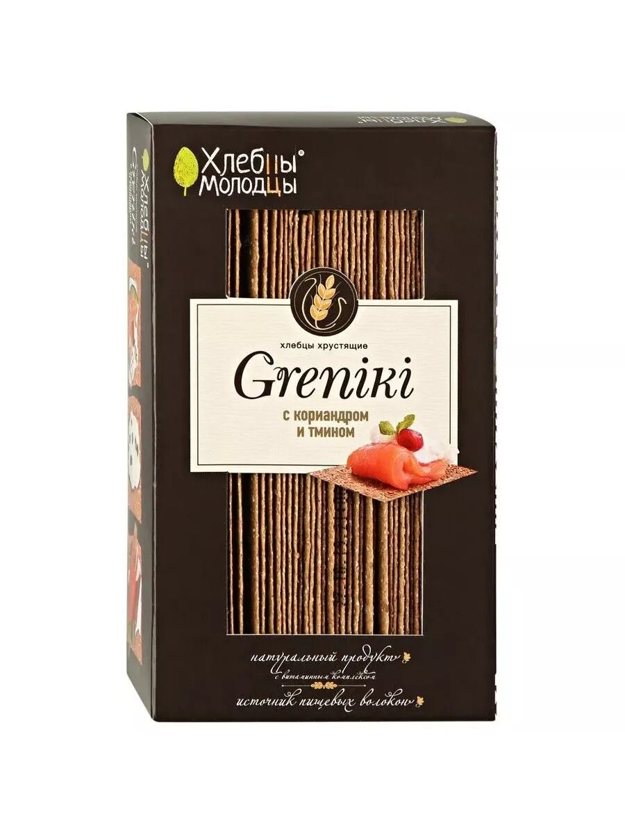 Хлебцы-молодцы с кориандром и тмином