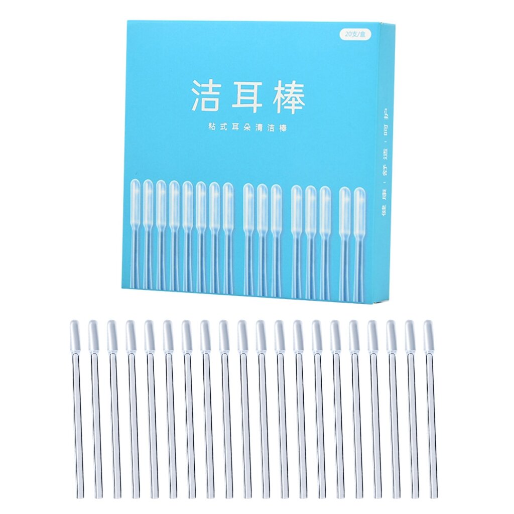 Чистка ушей в офисе и дома 20 штук одноразовых клейких средств для удаления ушной серы