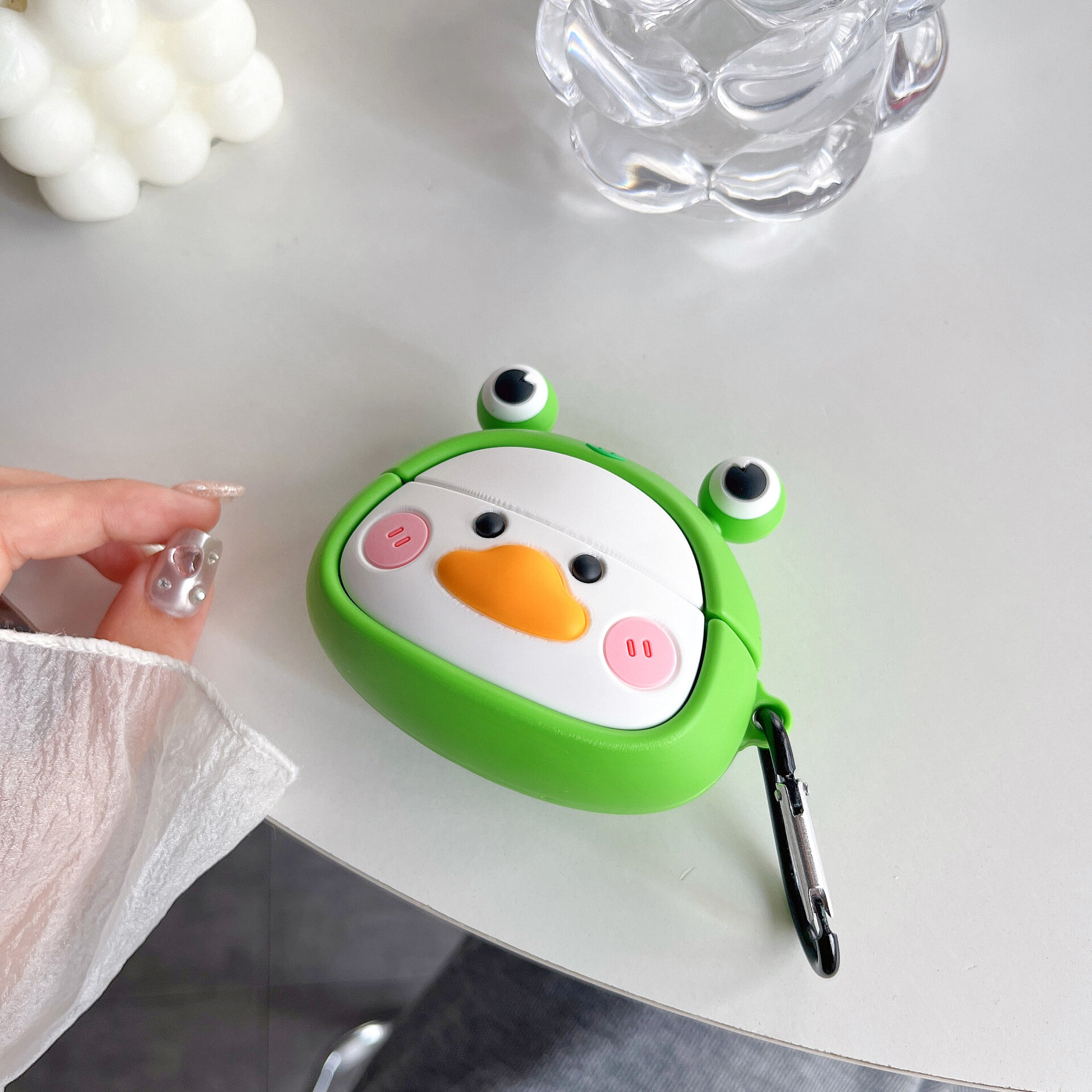 Подходит для беспроводных Bluetooth-наушников Sony WF1000XM5, защитный чехол, 3D силикон, креативный милый мультяшный дизайн