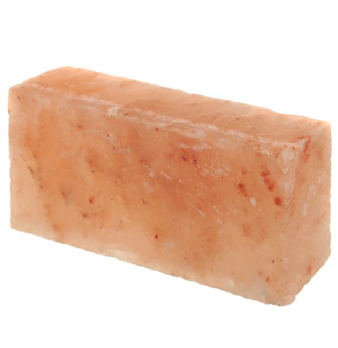 Кирпич из гималайской соли с пропилом под профиль 200х100х50 мм