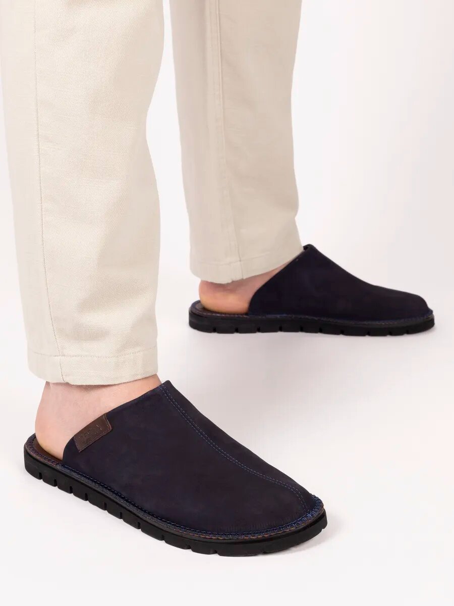 Сабо Босоногие кожаные