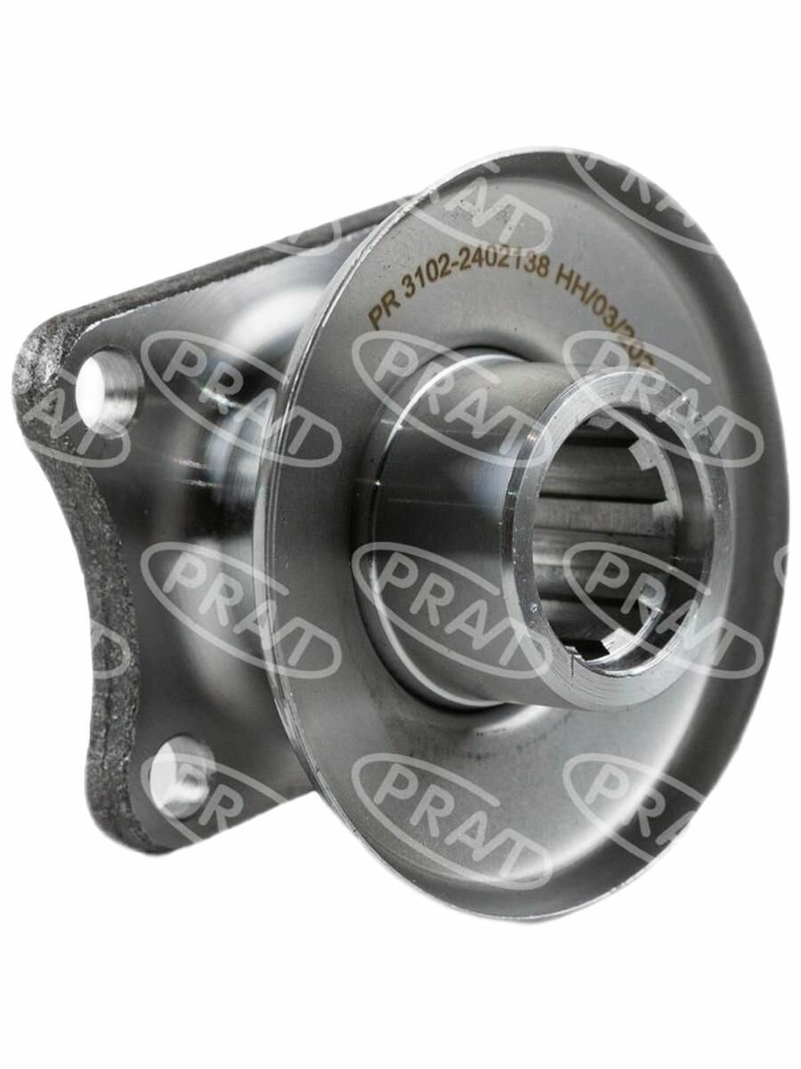 Фланец редуктора заднего моста (крупный шлиц) Волга, Газель старого образца PR 3102-2402138 Pravt