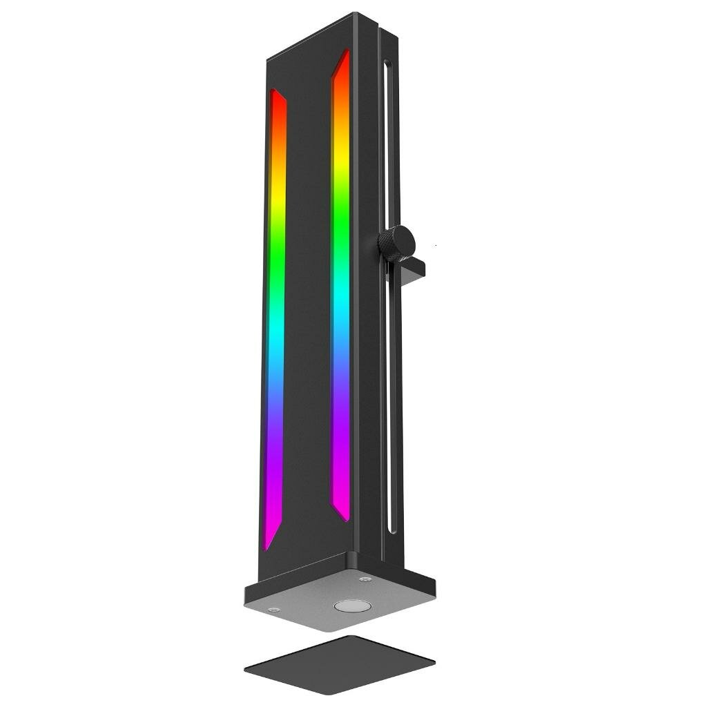 Кронштейн для видеокарты с подсветкой ARGB, Черный