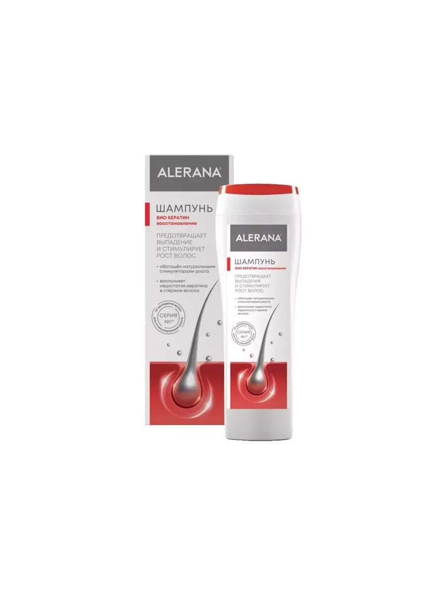 Алерана Шампунь Био кератин восстанавливающий 250мл