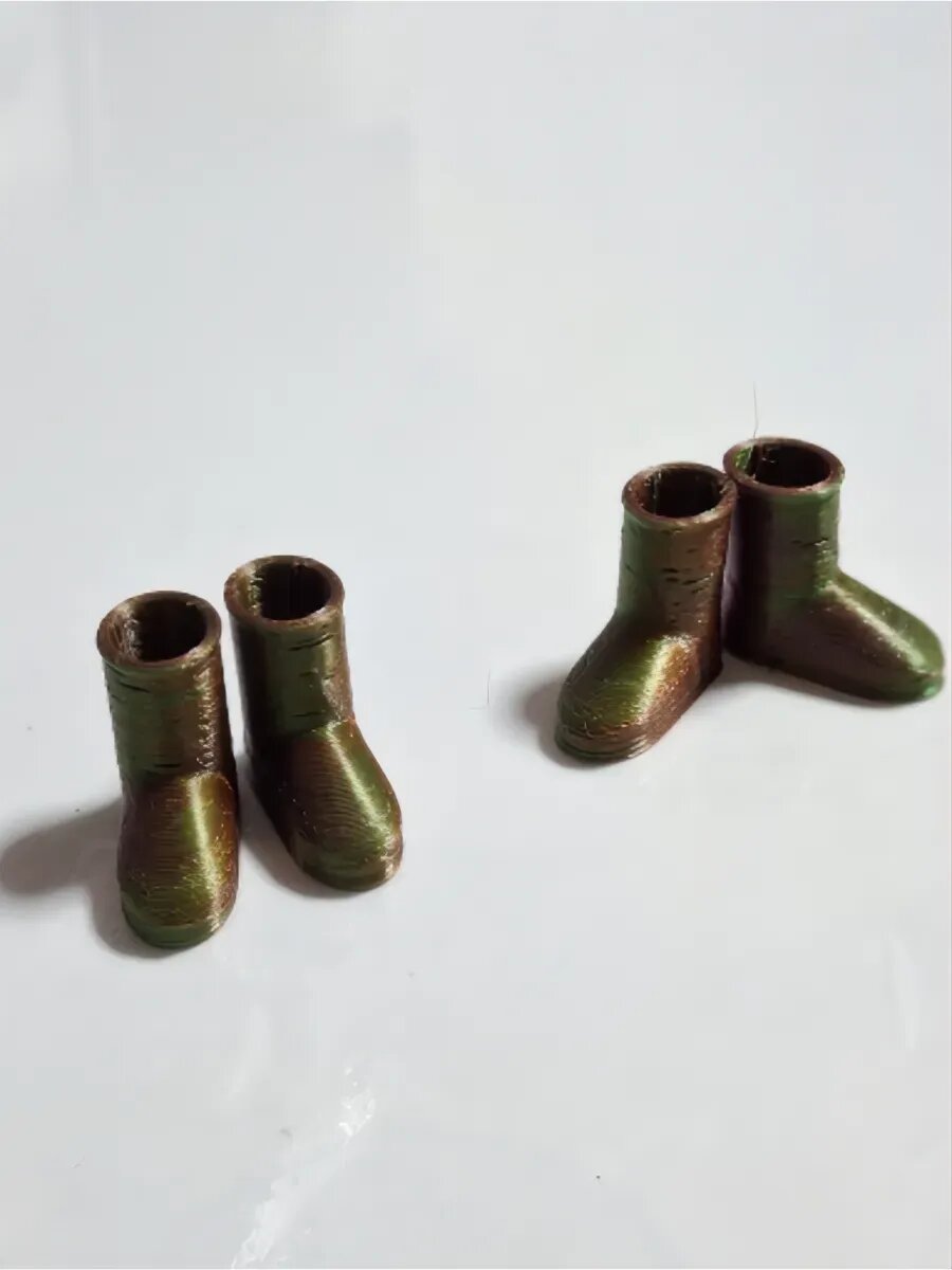 Набор миниатюр "Валенки" - 2 пары для ватной игрушки