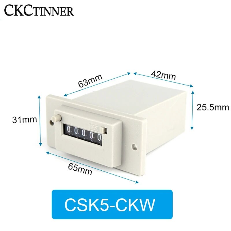 Электромагнитный счетчик импульсов CSK 5-CKW DC24V — фото 1