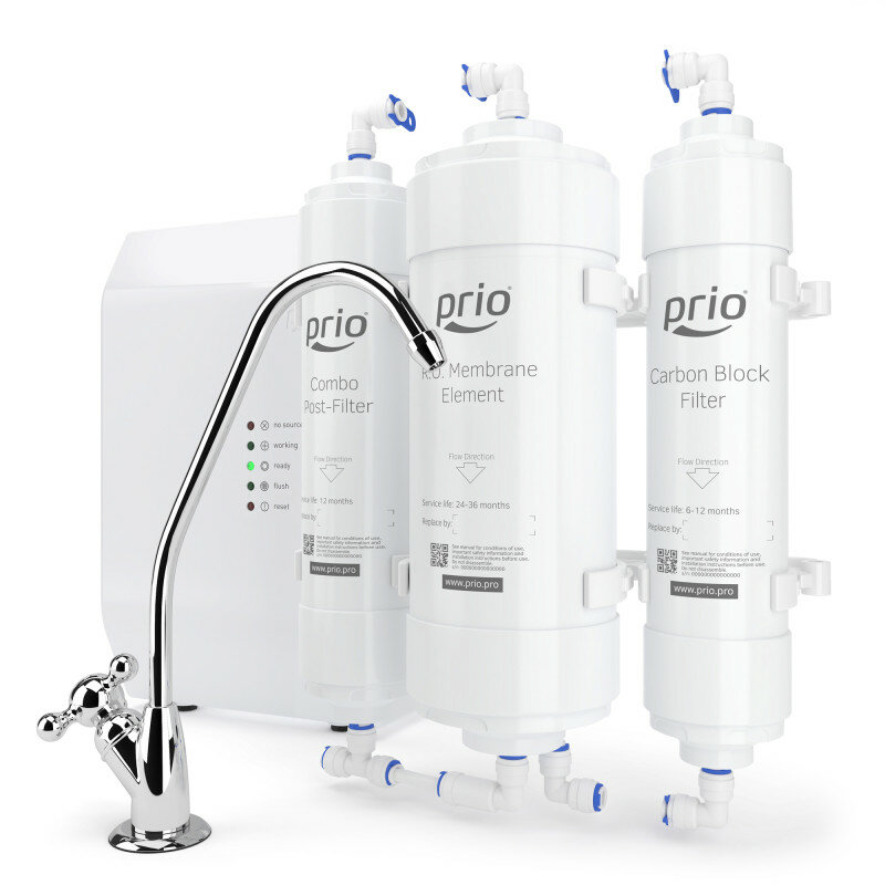 Прямоточная сплит-система обратного осмоса Prio Новая вода Econic Osmos Stream OD 360