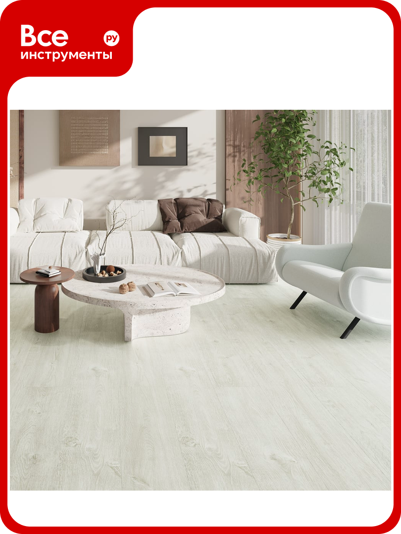 Ламинат FLOORWOOD MATfloors Brilliant АС6/34 4U Wax (1215х240х12мм) Диамант (1,75 м кв) B100 Т0035342