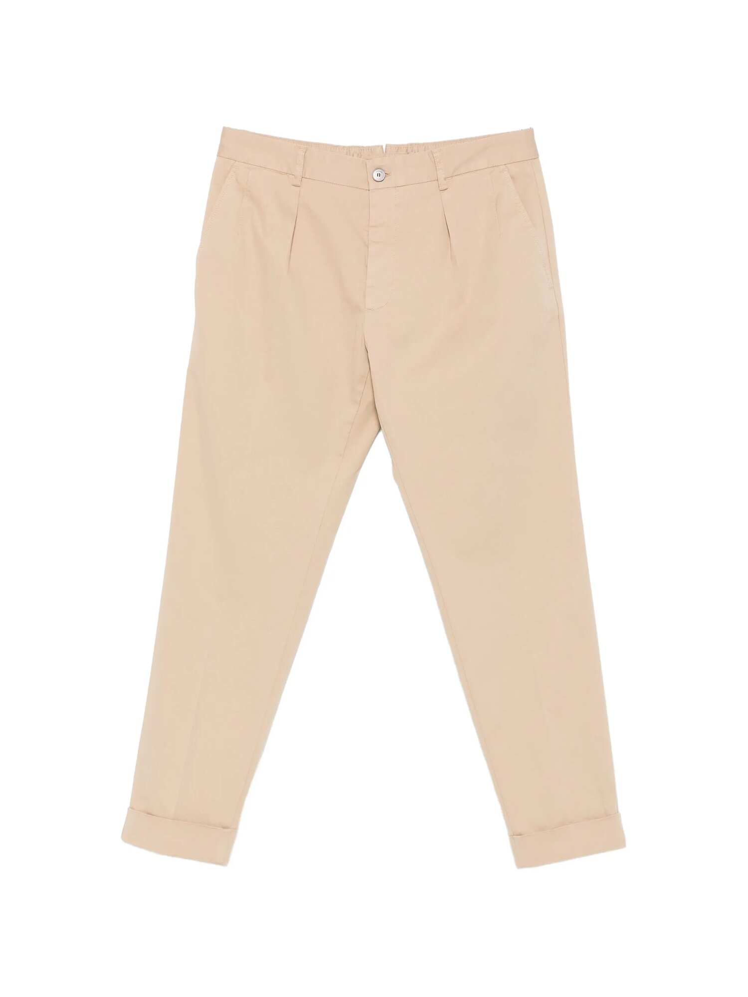 Брюки Pleated turn-up trousers