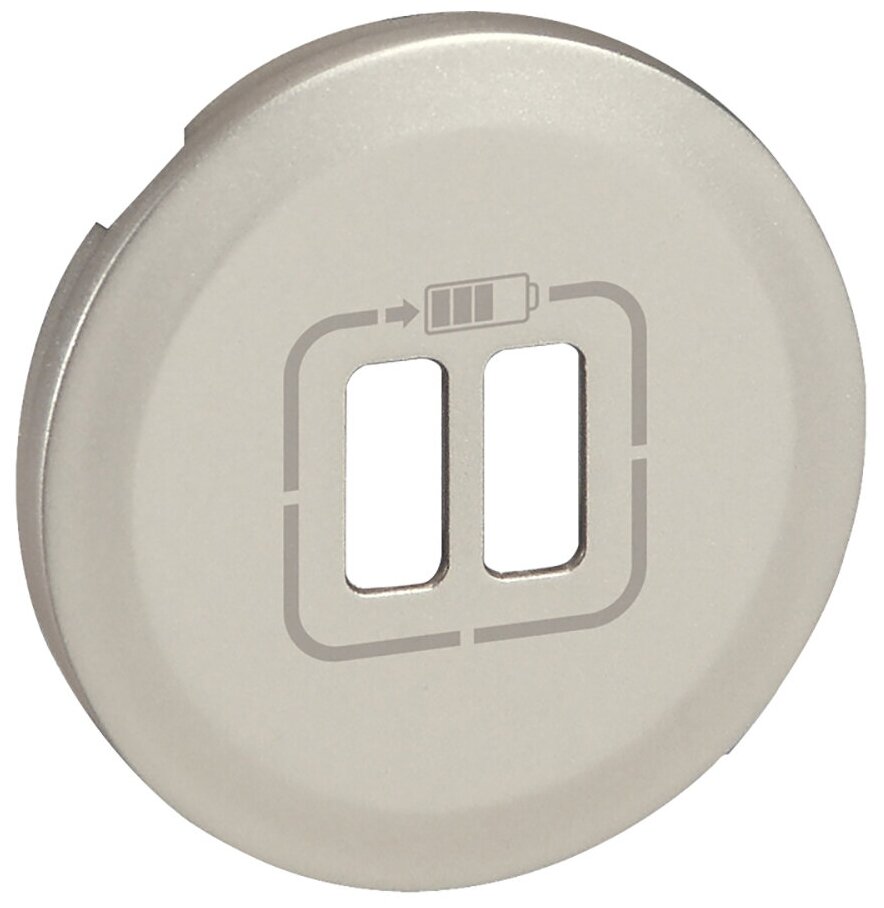Legrand Celiane Титан Панель лицевая для механизма USB розетки 2ая 068556