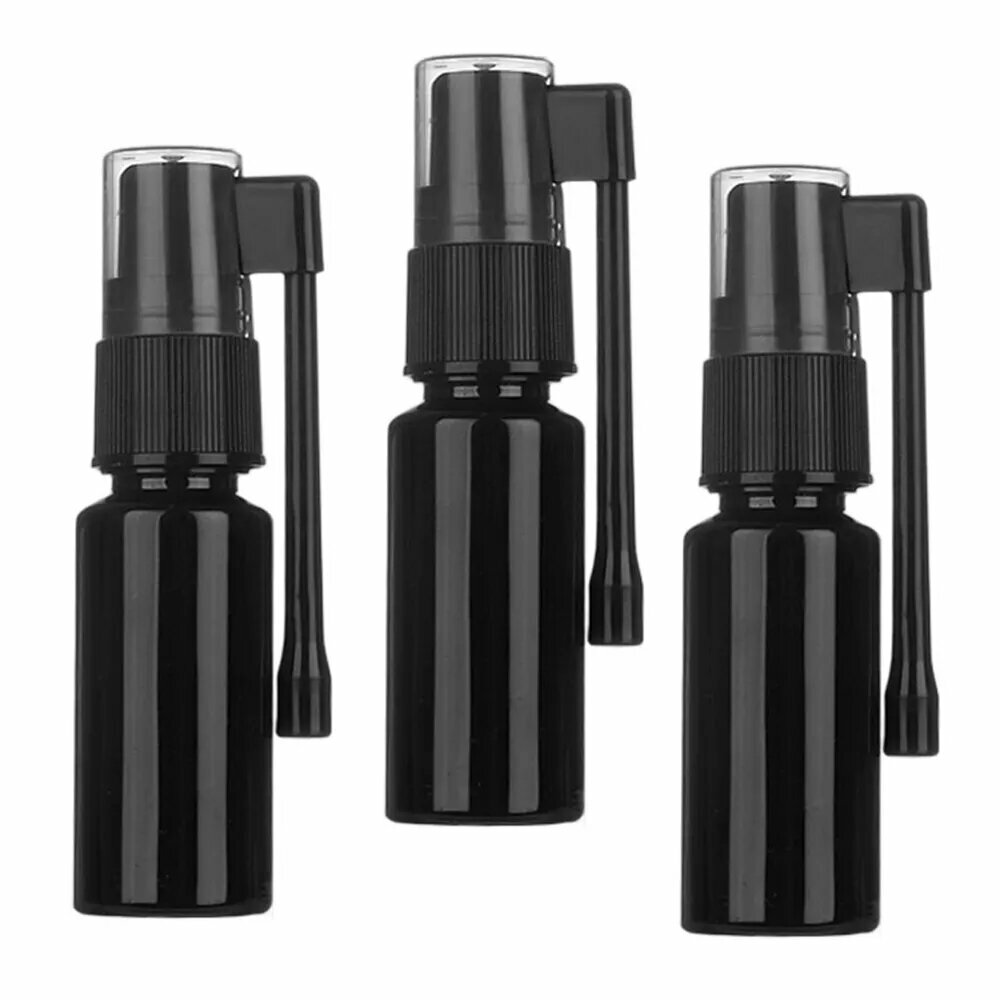 3 шт. Черные пластиковые распылители 10-100 мл, - 20ml
