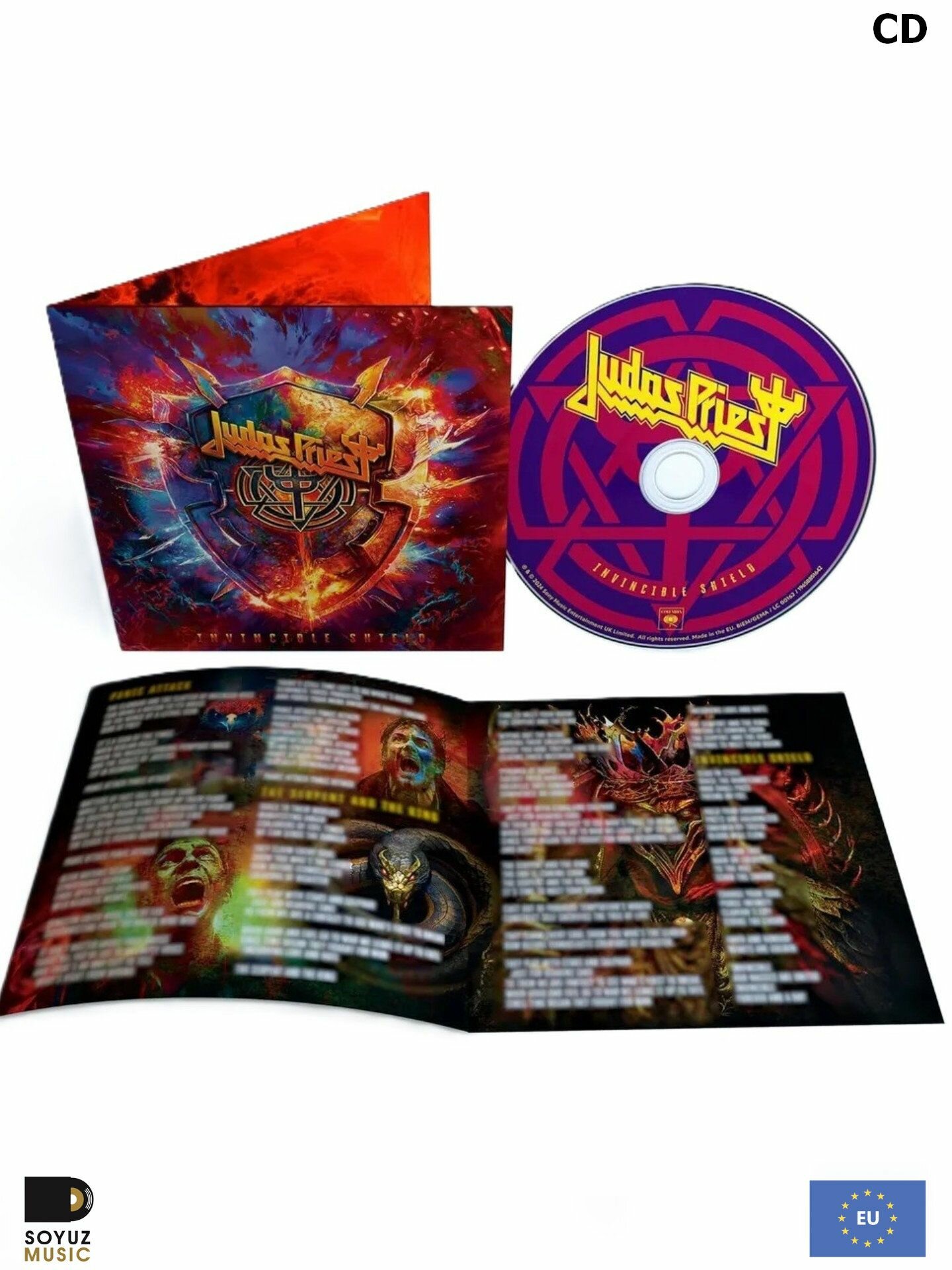 Judas Priest. Invincible Shield (CD, Digisleeve/Компакт диск) — фото 1